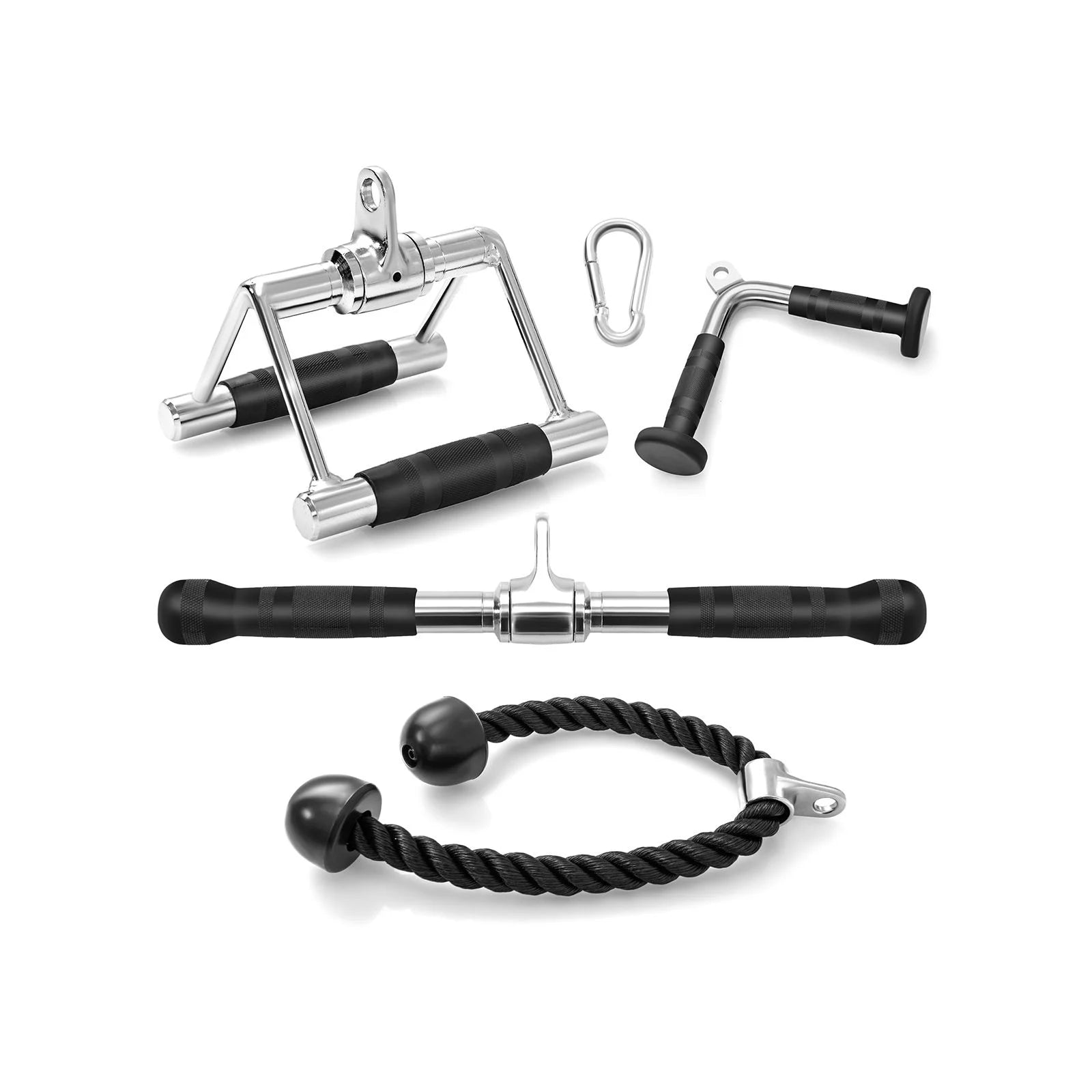 4 Set Cable Machine Attachments – Muscleiq