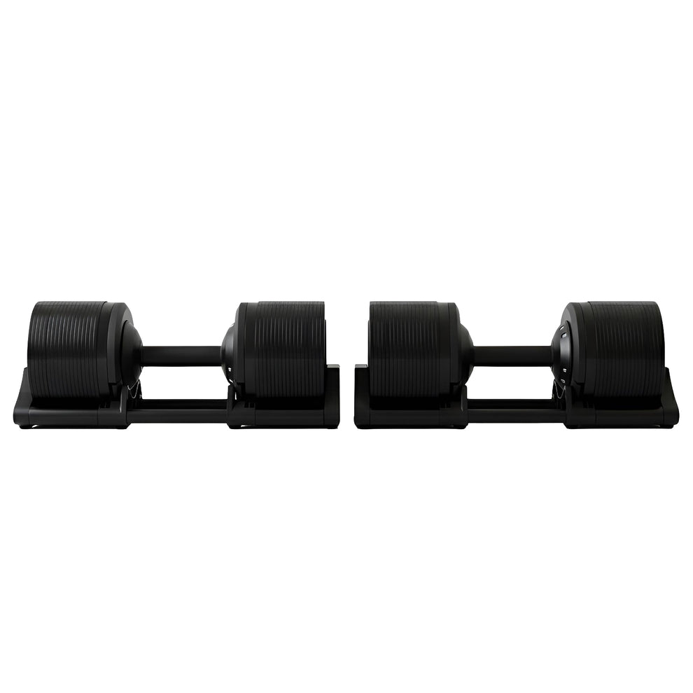 Adjustable Dumbbells 40kg Pair with 1kg Increments – Muscleiq