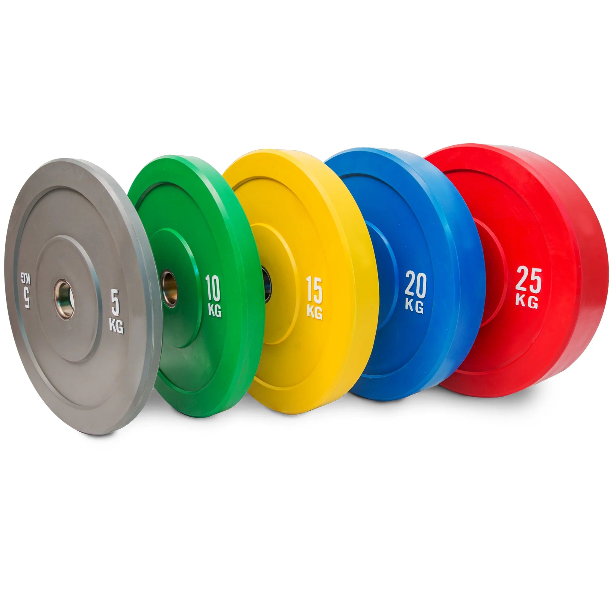 Coloured Olympic Rubber Bumper Plates – Muscleiq